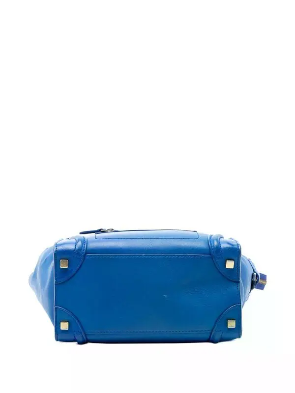 Celine Micro Luggage Tote Bag - Blue