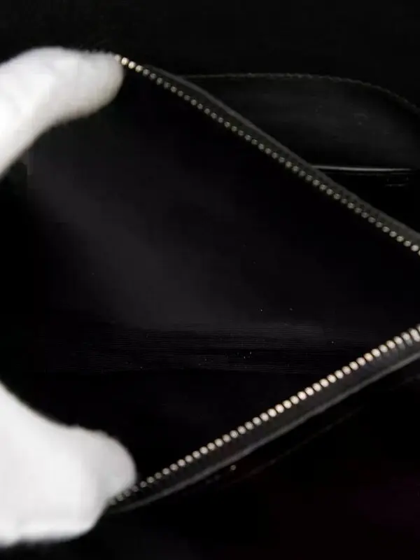 Saint Laurent 2016 Large Chevron Sheepskin Monogram College Satchel