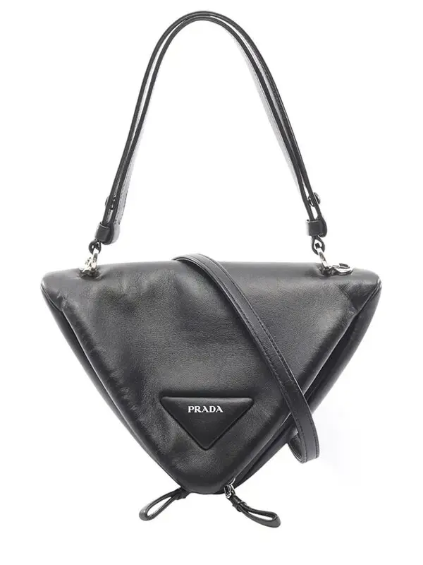 Prada Padded Nappa Triangle Satchel