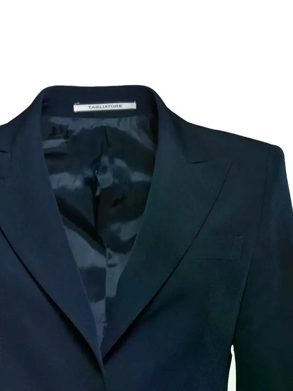 Tagliatore Peak-lapel Single-button Blazer