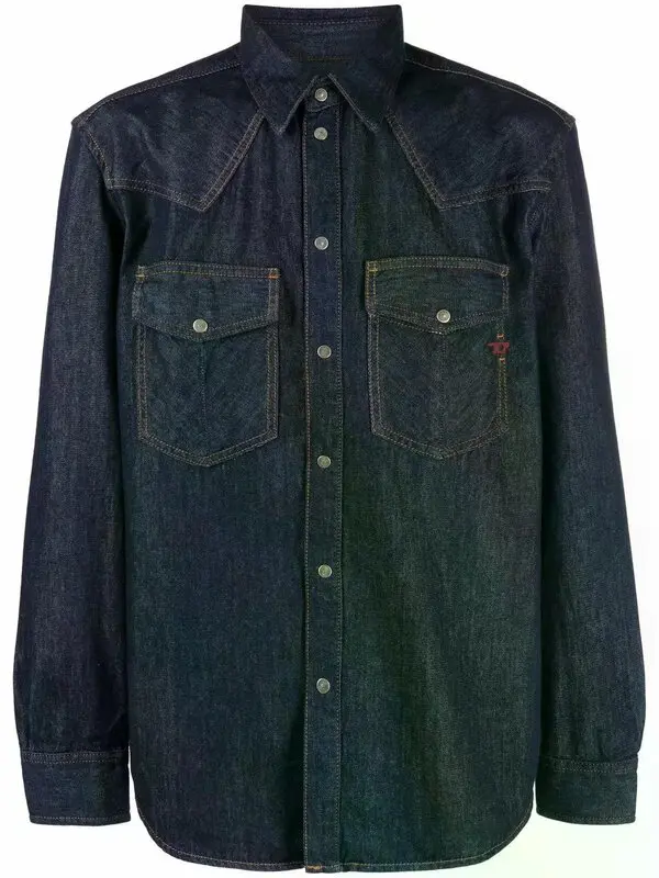 DIESEL® Long-sleeve Denim Shirt