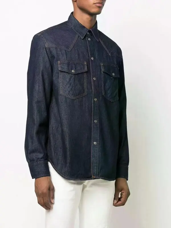 DIESEL® Long-sleeve Denim Shirt