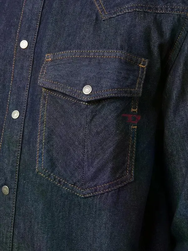 DIESEL® Long-sleeve Denim Shirt