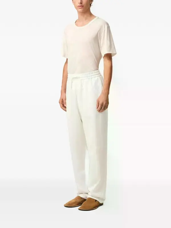 AMI Paris Blended Linen Elasticated Waist Trousers