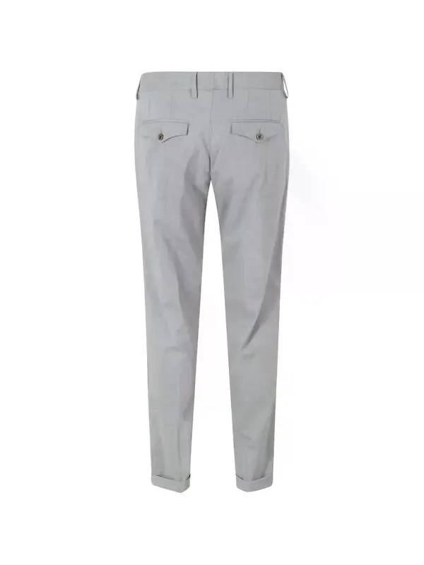 MYTHS Pleated Turn-up Trousers