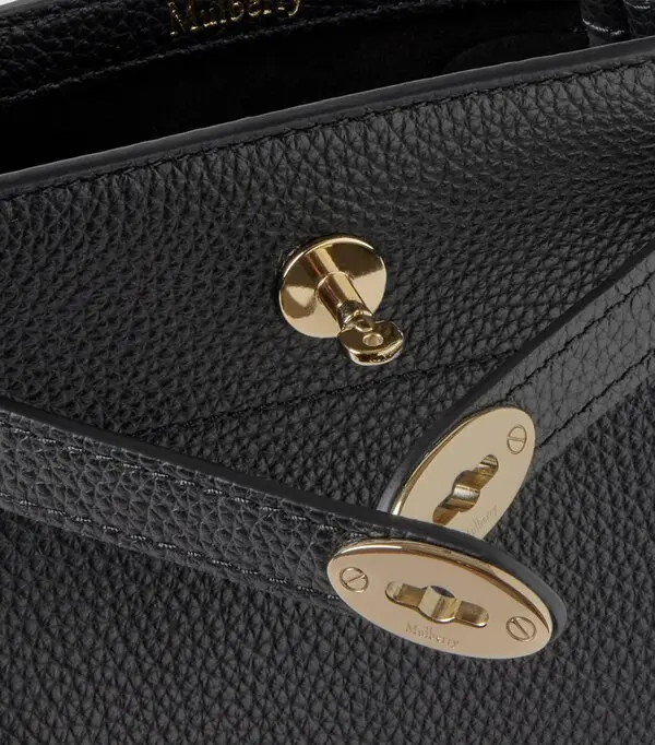 Mulberry Mini Leather Islington Bucket Bag - Black