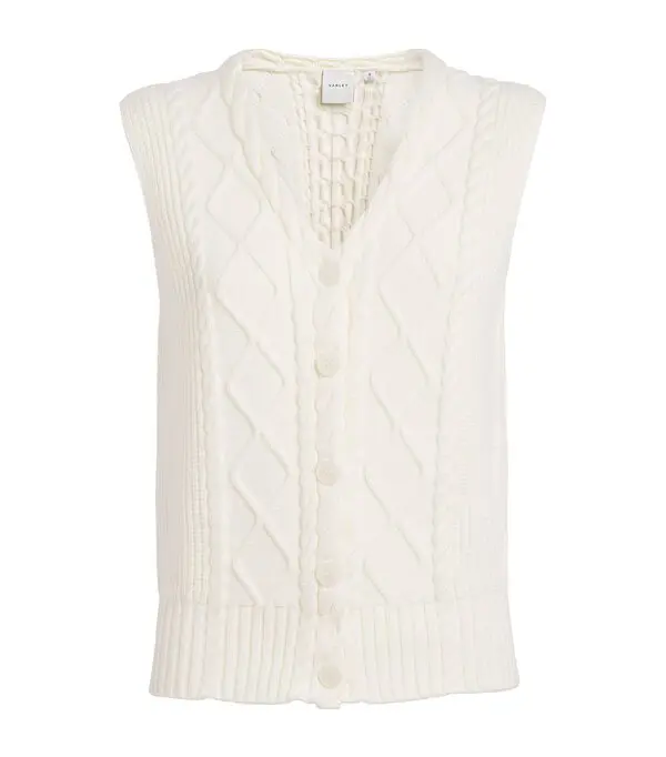 Varley Cable Knit Tatyana Vest