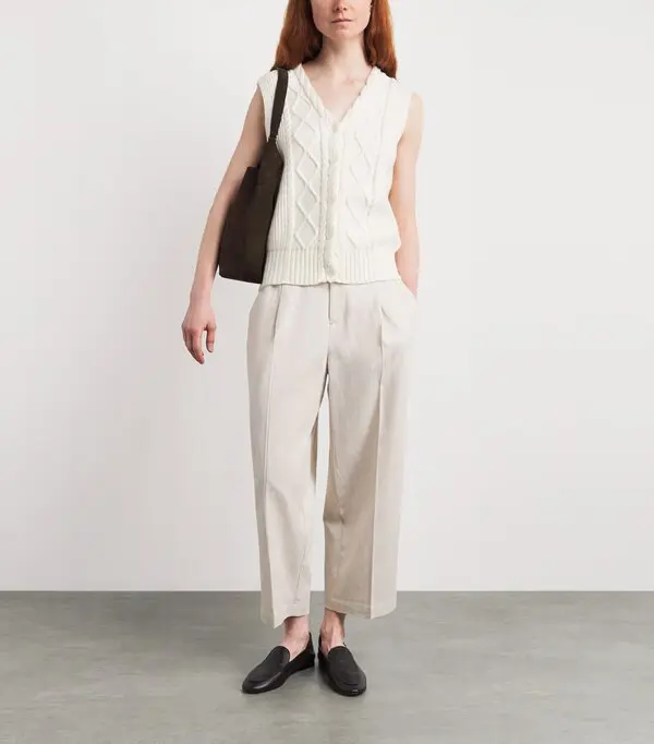 Varley Cable Knit Tatyana Vest