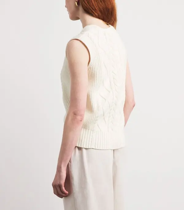 Varley Cable Knit Tatyana Vest