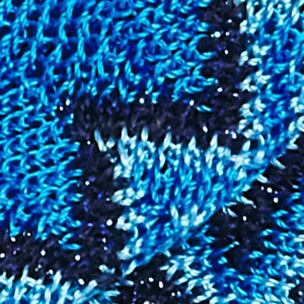 Missoni Zigzag Patterned Scrunchie - Blue