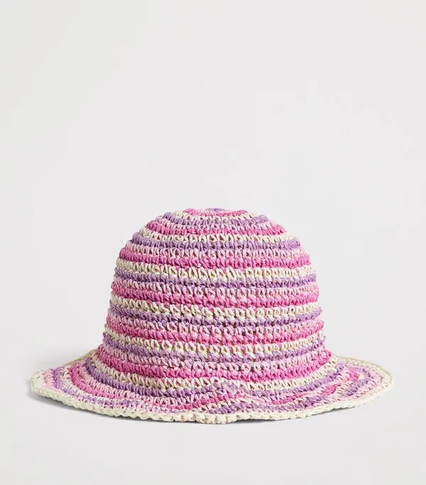 Missoni Crochet Stripe Bucket Hat