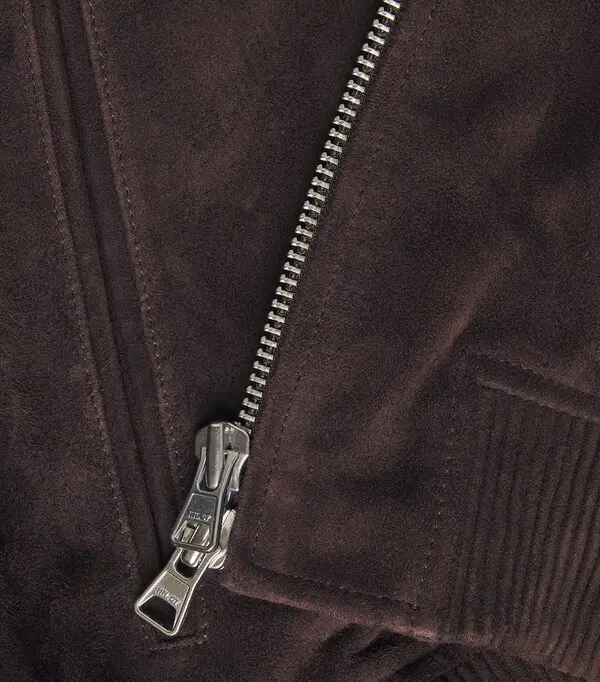 NN.07 Nn07 Owen Suede Bomber Jacket