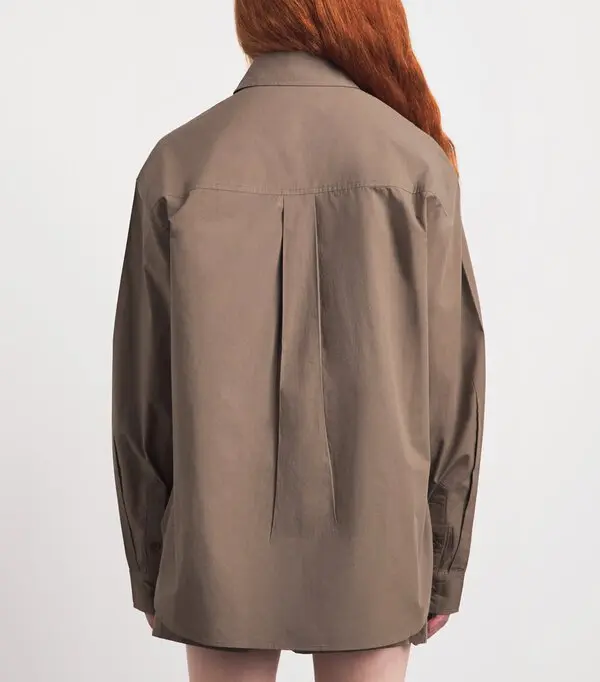 Matteau Organic Cotton Relaxed Shirt - Brown