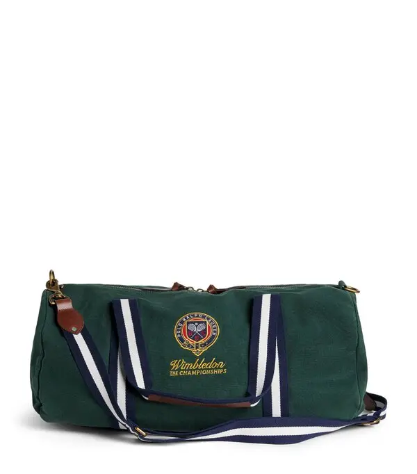 Rlx Ralph Lauren X Wimbledon Large Canvas Duffel Bag - Green