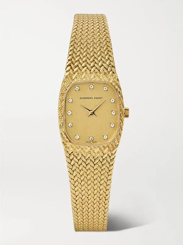 STEPHANIE WINDSOR Audemars Piguet Vintage 18 Karat And Diamond Watch - Gold