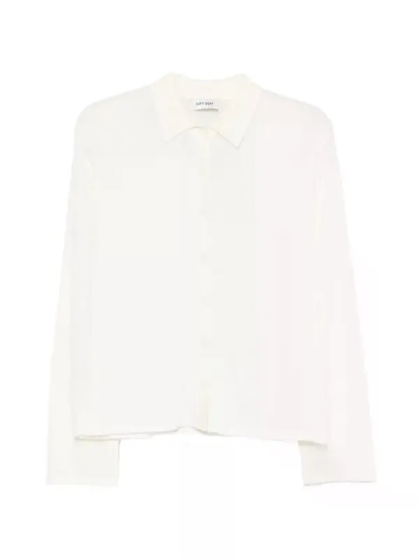 Soft Goat Featherlight Shirt Beige