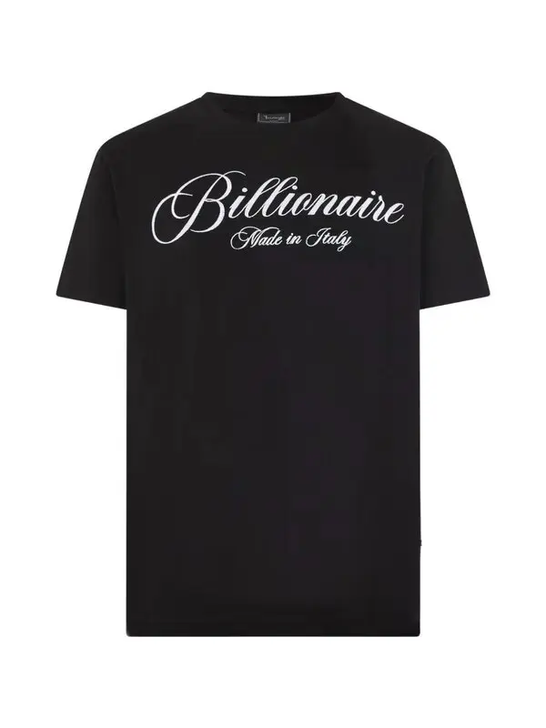 BILLIONAIRE Signature Round-neck T-shirt