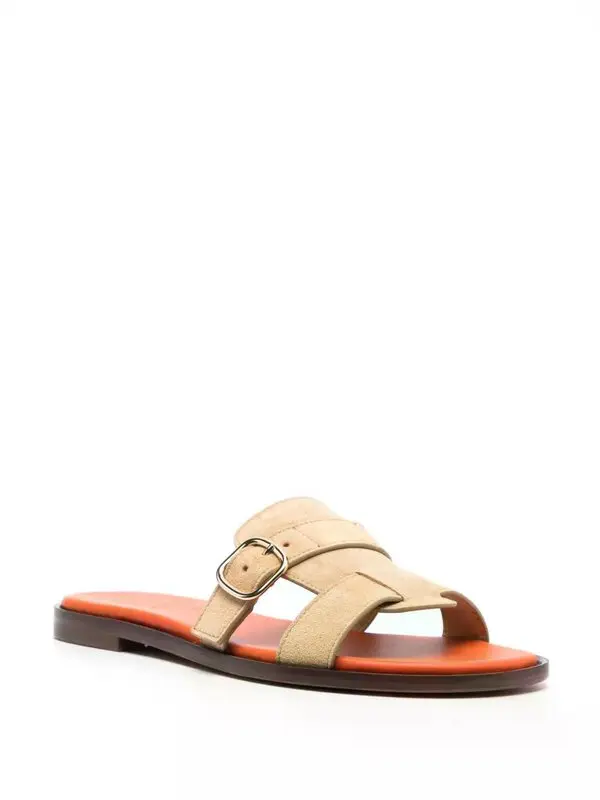 DOUCAL'S Open-toe Suede Slides