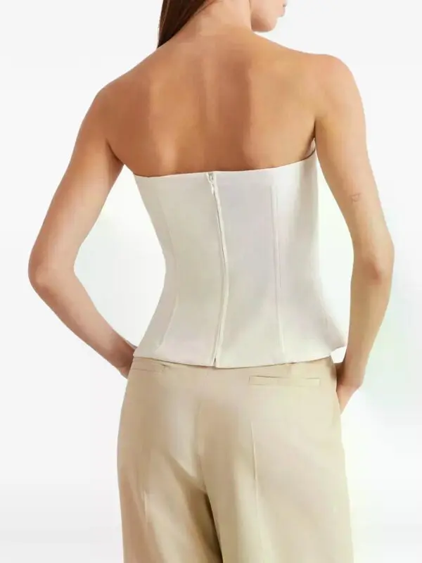 Marella Strapless Embellished Top