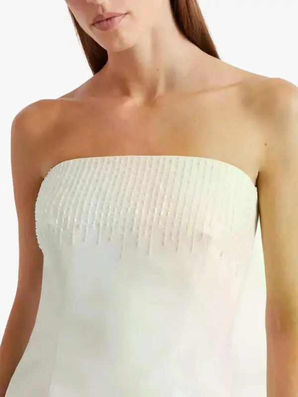 Marella Strapless Embellished Top