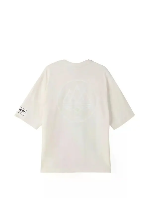Adidas Mod Spzl Logo-print T-shirt - Neutrals