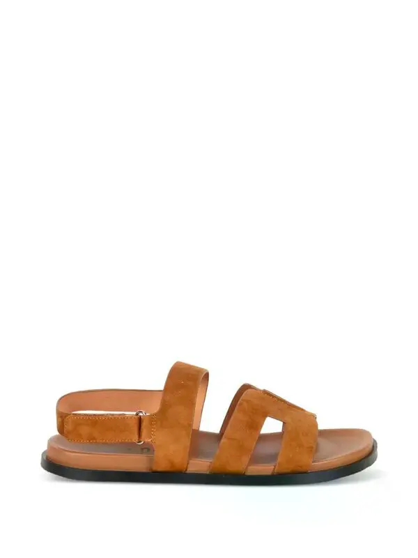 BIBI LOU Mindy Cut-out Touch-strap Sandals - Brown