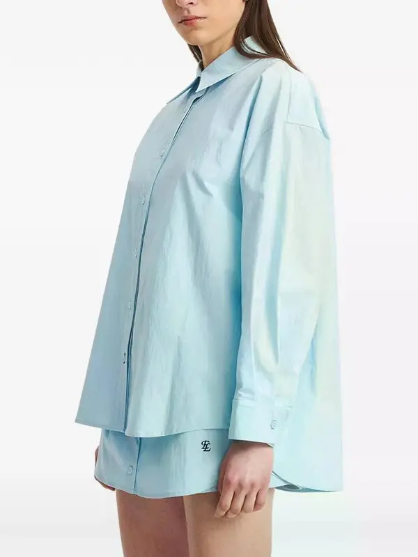 ELEH Classic Collar Button-up Oversized Shirt