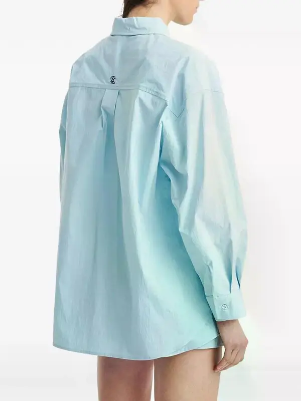 ELEH Classic Collar Button-up Oversized Shirt