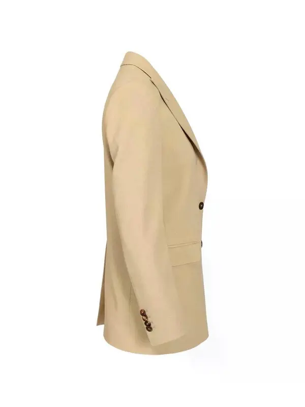 Tagliatore Peak Lapel Single-breasted Blazer