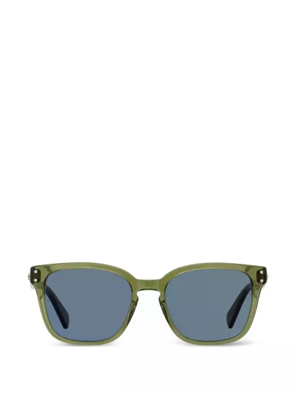 FERRAGAMO Rectangle Frame Sunglasses - Green