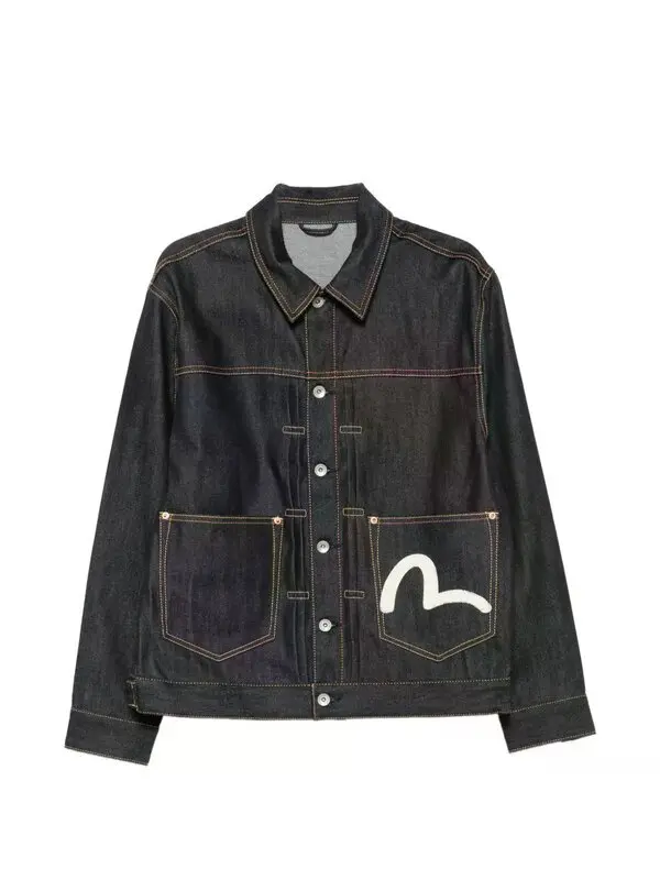 EVISU Seagull Print Denim Jacket