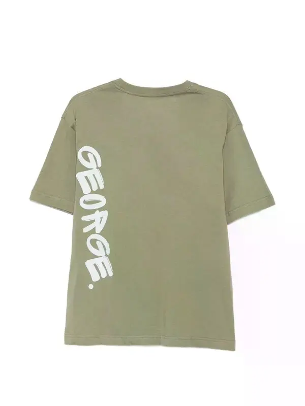 GEORGE. Logo Print Cotton T-shirt