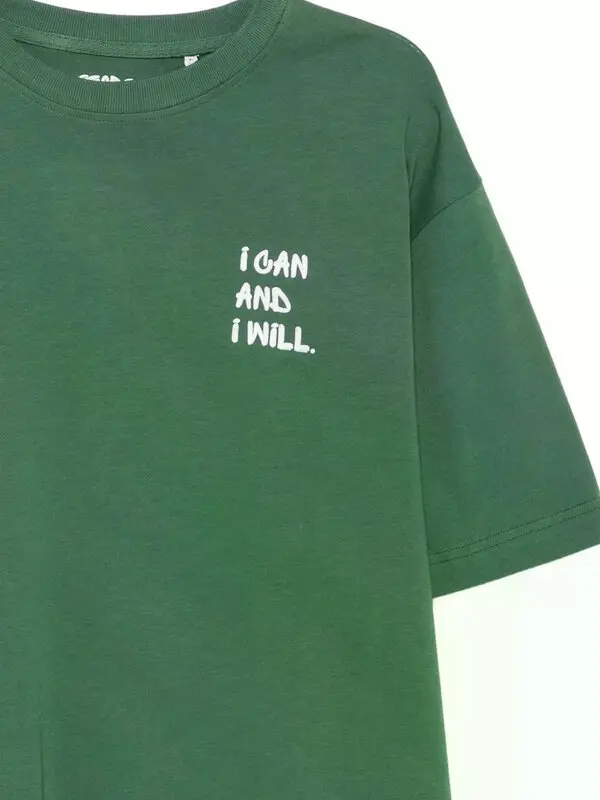 GEORGE. George Slogan Print Drop Shoulder T-shirt