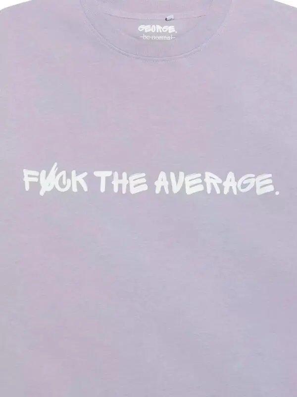 GEORGE. Slogan-print Cotton T-shirt