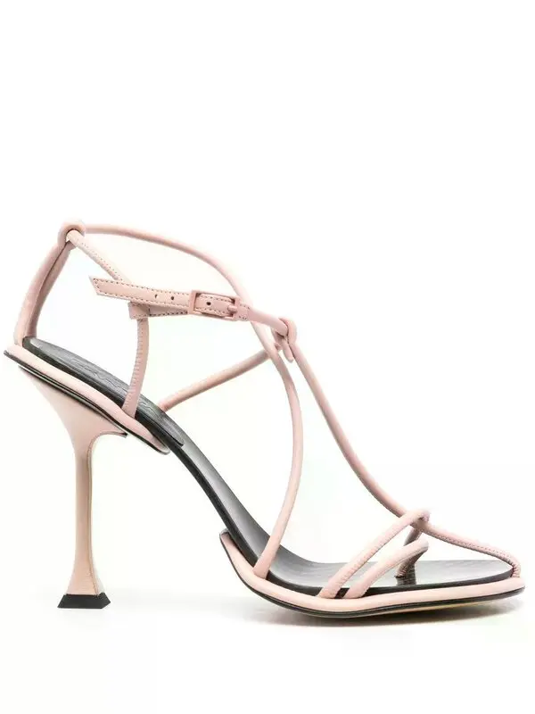 LANVIN Straplight 110 Leather Sandals
