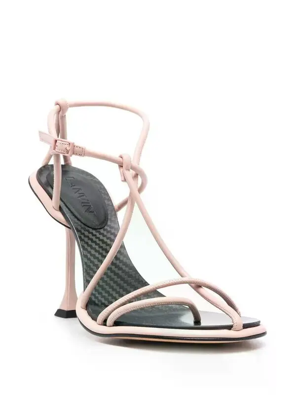 LANVIN Straplight 110 Leather Sandals