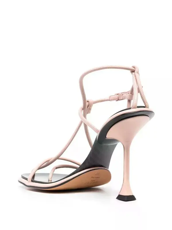 LANVIN Straplight 110 Leather Sandals