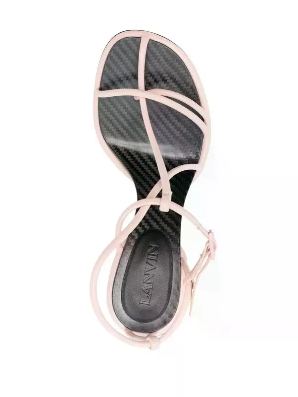 LANVIN Straplight 110 Leather Sandals