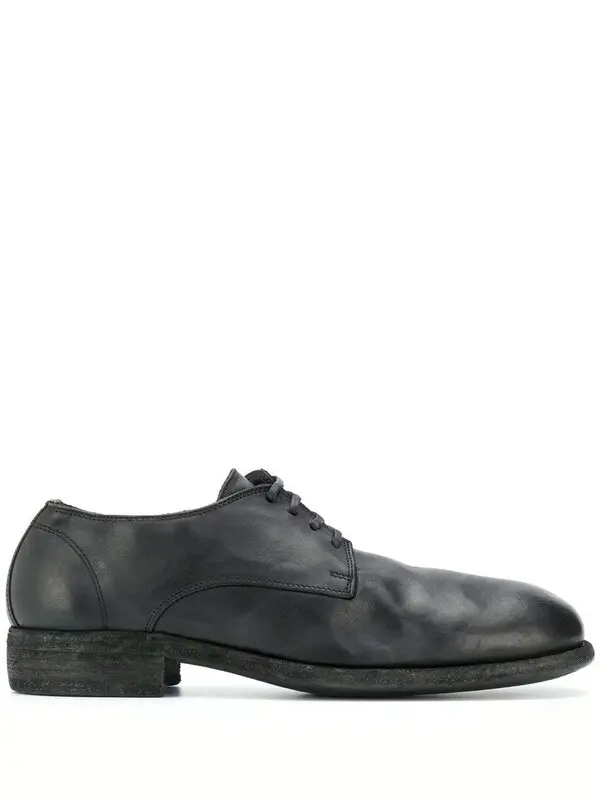 Guidi Round Toe Derby Shoes