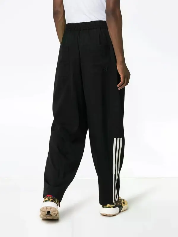Y3 Wide Leg 3-stripe Sweatpants