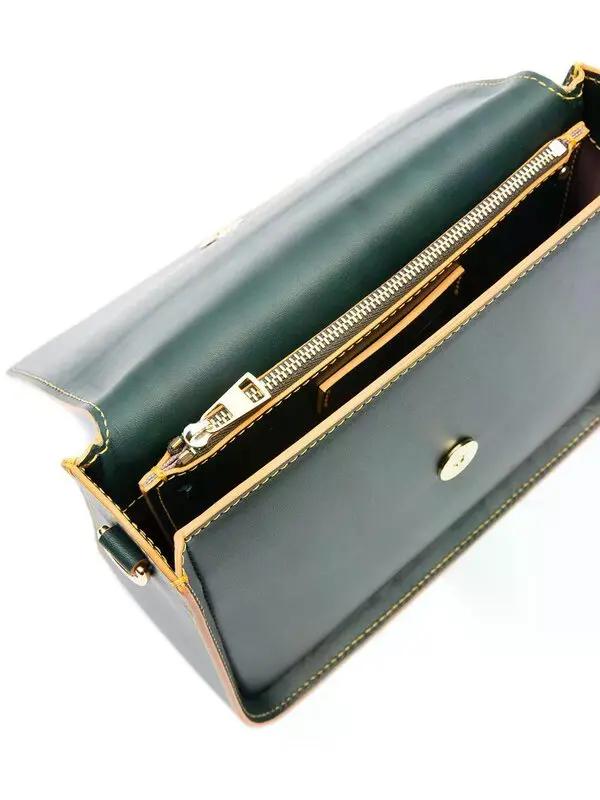 JW Anderson Anchor Logo Box Bag - Green