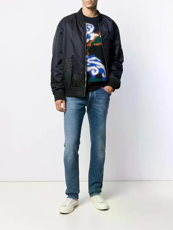 Kenzo Intarsia-knit Logo Wool-blend Sweater