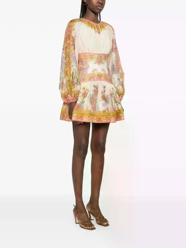 Zimmermann Indra Floral-print Mini Dress