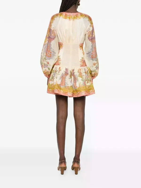 Zimmermann Indra Floral-print Mini Dress