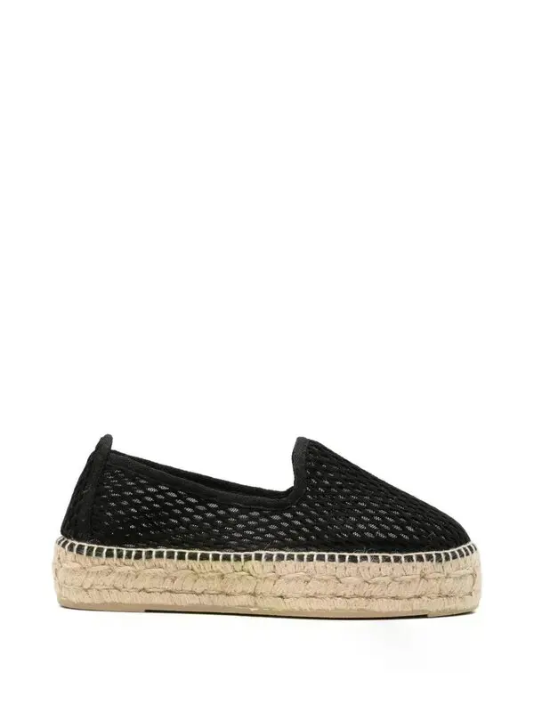 Manebí Mesh Knit Platform Espadrilles