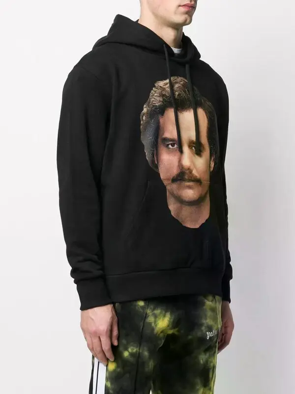 IH NOM UH NIT Portrait Print Drawstring Hoodie