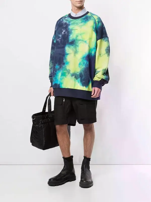 JUUN.J Tie-dye Oversized Sweatshirt