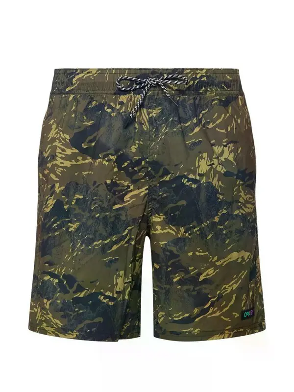 Oakley Camouflage Print Swim Shorts