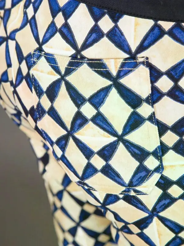 Balenciaga Geometric Print Jeggings