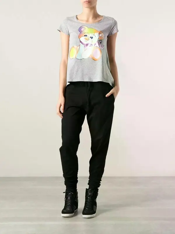 Y3 Multicolor Bear Print T-shirt